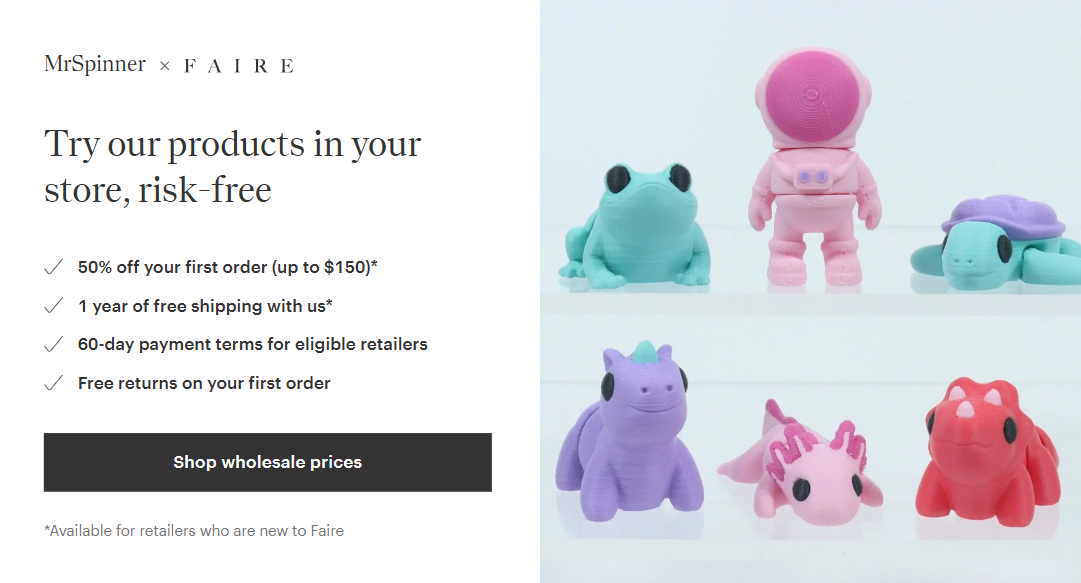 MrSpinner Toys: Shop a wide selection of 3D printed toys.