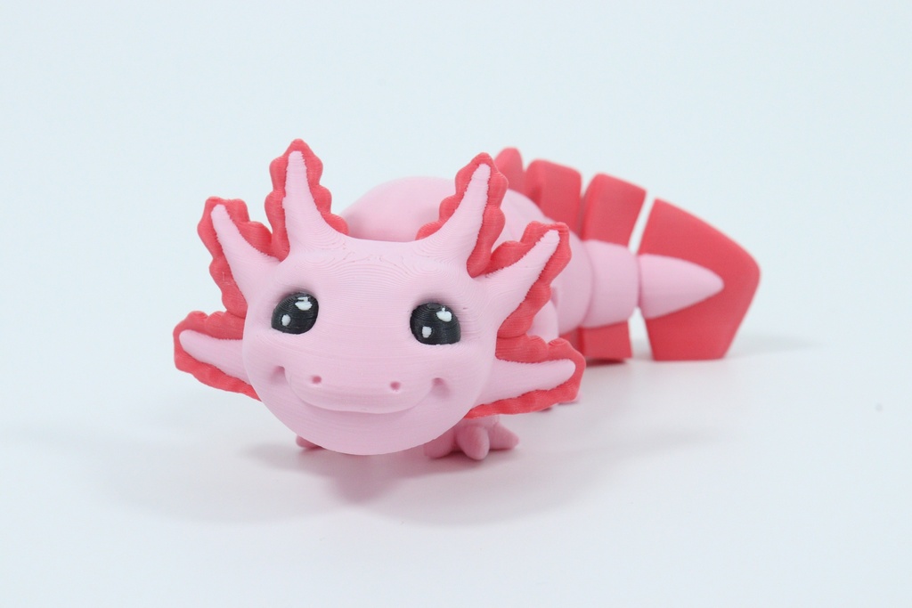MrSpinner 3D Printed Axolotl Toy