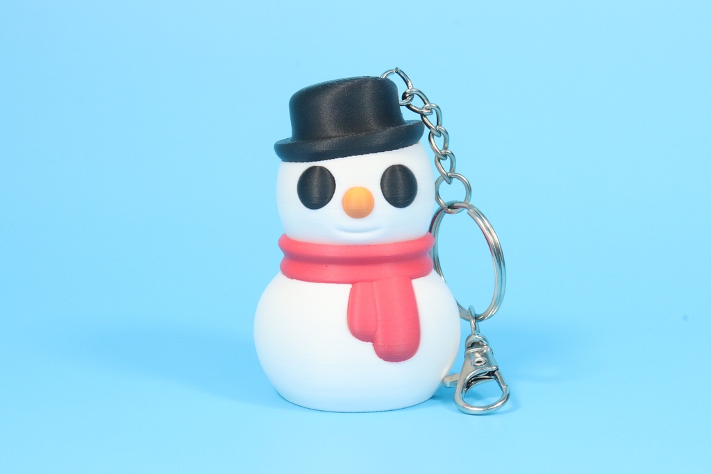 MrSpinner Snowman Keychain - Adorable Winter Accessory